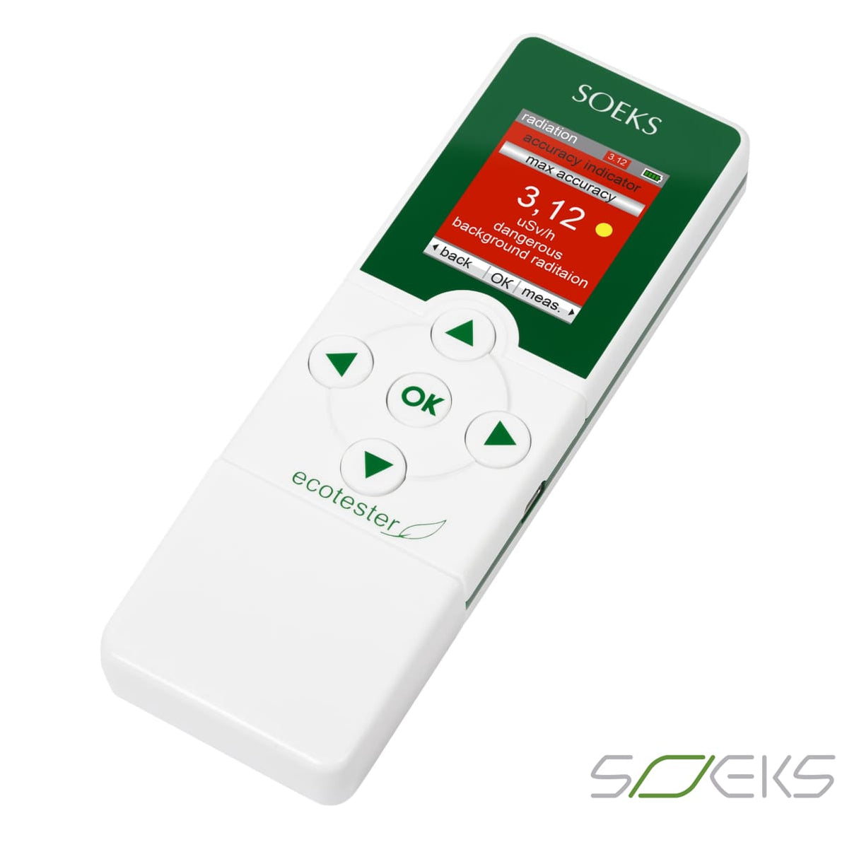 EcoTester V2 SOEKS - 2 in 1 Radiation Detector and Food Tester | SOEKS USA