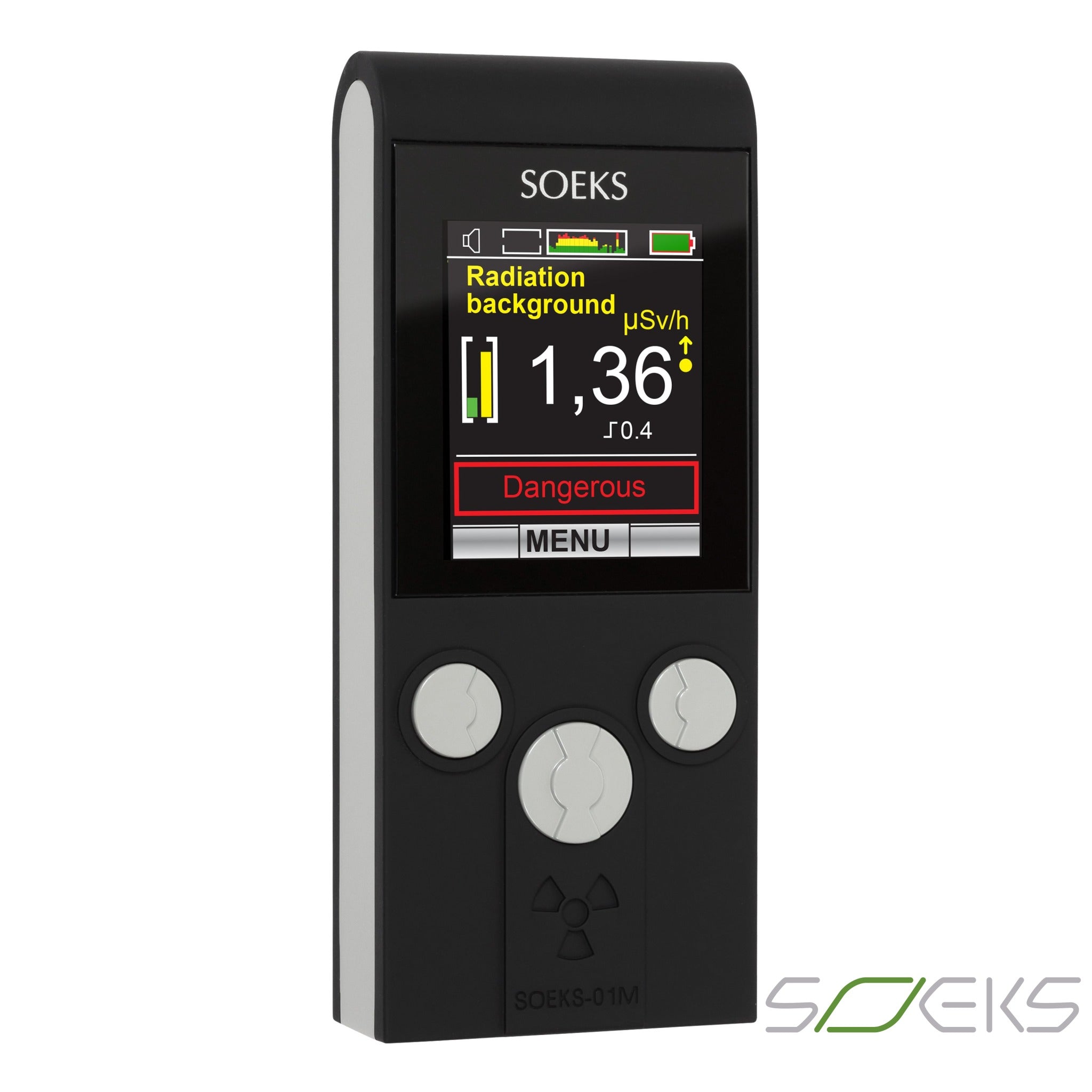 SOEKS 01M | Advanced Geiger Counter Dosimeter Radiation Detector ...
